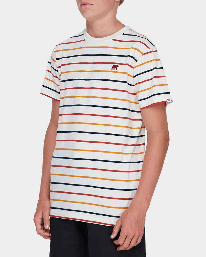 ELEMENT BOYS FOREAL S/S TEE - WHITE HEATHER - Youth -Boys Tee's ...