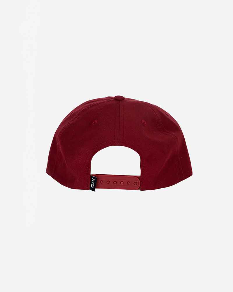 RVCA MENS ANP 6 PANEL CAP - BORDEAUX - - RVCA S18