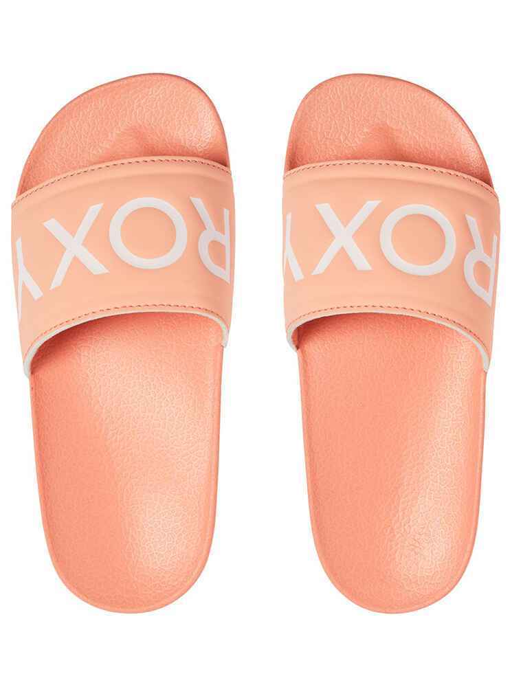 ROXY GIRLS SLIPPY SLIDES - CORAL - Footwear-Youth Slides : Sequence ...