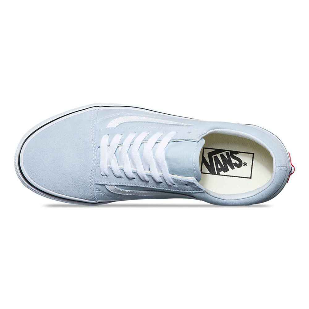 VANS OLD SKOOL SHOE - BLUE FLOWER / TRUE WHITE - Footwear-Shoes ...