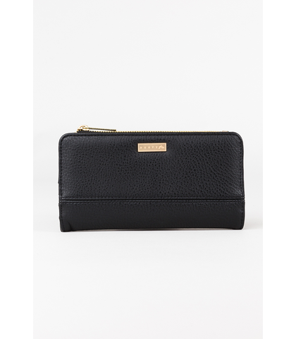RUSTY LADIES PIPER WALLET - BLACK - Womens-Accessories : Sequence Surf ...