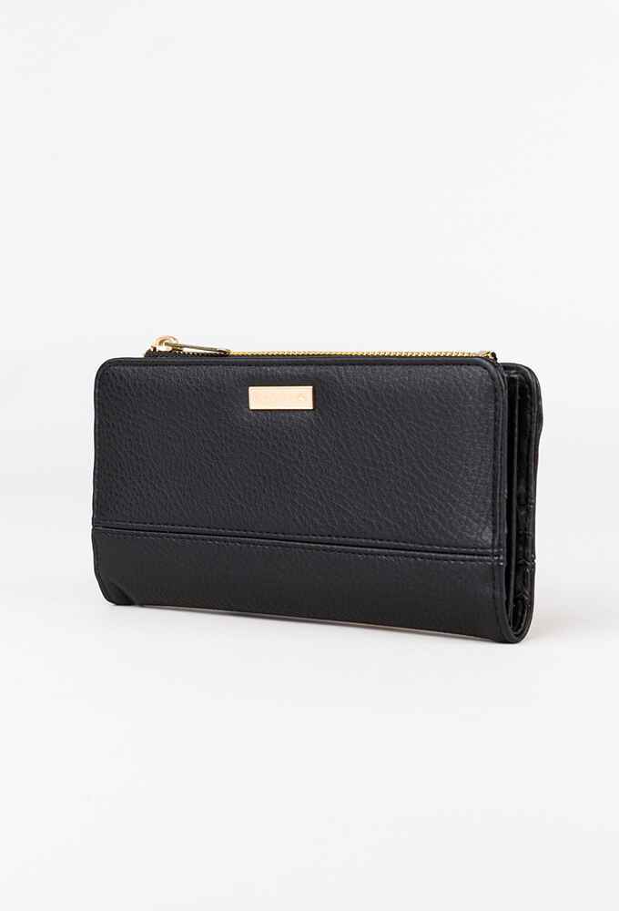 RUSTY LADIES PIPER WALLET - BLACK - Womens-Accessories : Sequence Surf ...