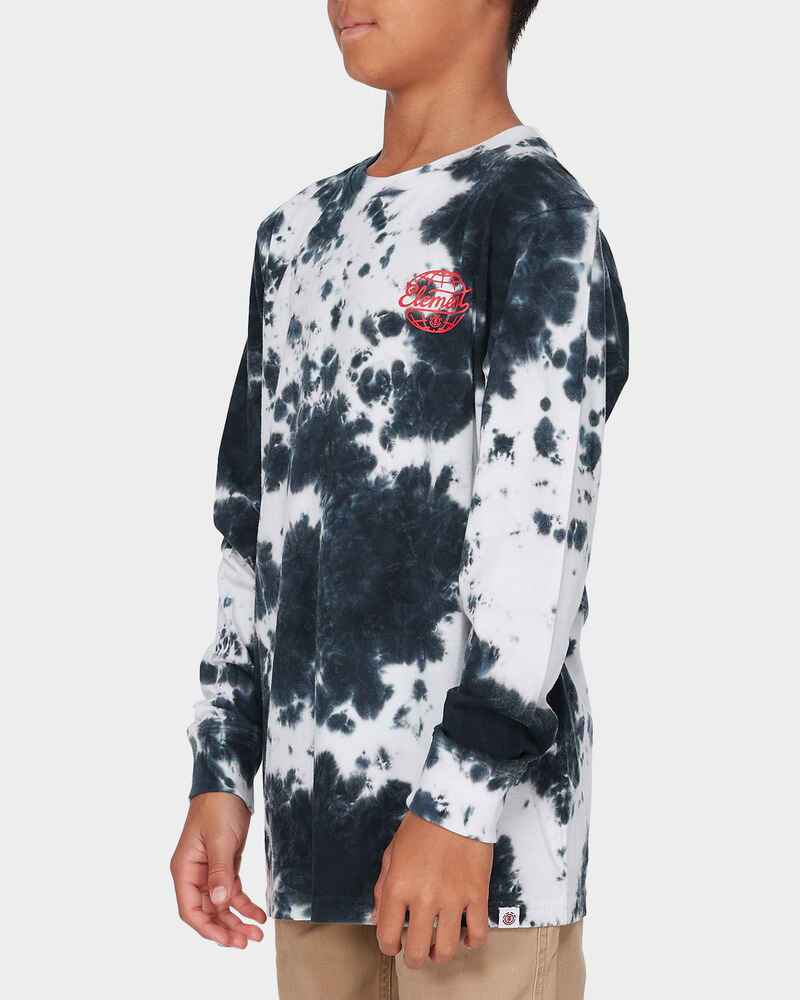 ELEMENT BOYS WORLD L/S TEE- BLACK TIE DYE - Youth -Boys Tee's ...