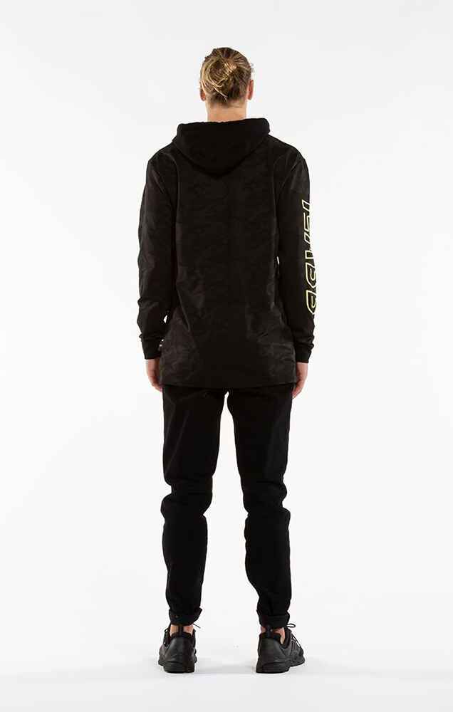 ILABB MENS DECEPTION L/S HOOD - BLACK/CAMO - Mens-Tops : Sequence Surf Shop - ILABB W19