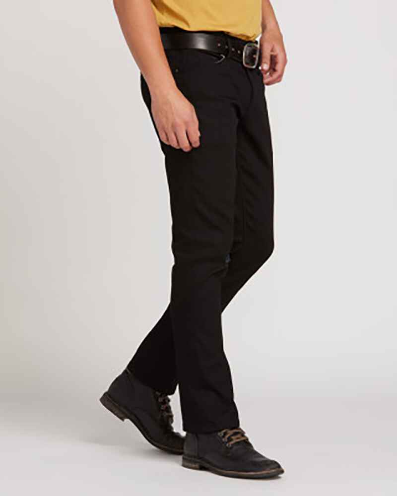 VOLCOM MENS VORTA DENIM JEAN - BLACK / BLACK - Mens-Bottoms : Sequence ...