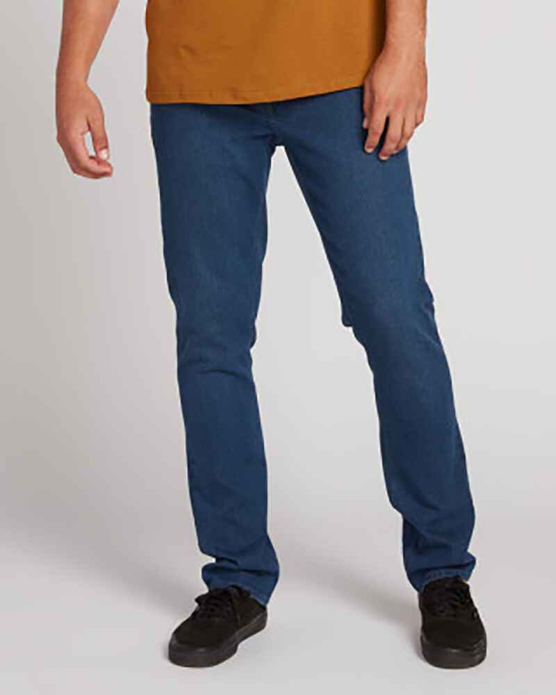 VOLCOM MENS VORTA DENIM JEAN - BLUE OZONE - Mens-Bottoms : Sequence ...