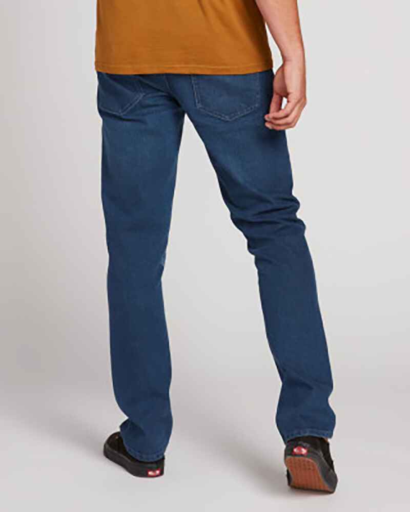 VOLCOM MENS VORTA DENIM JEAN - BLUE OZONE - Mens-Bottoms : Sequence ...