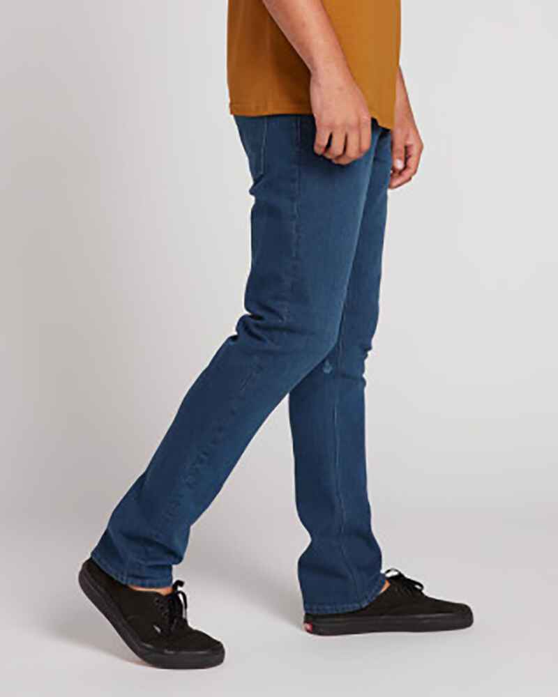 VOLCOM MENS VORTA DENIM JEAN - BLUE OZONE - Mens-Bottoms : Sequence ...