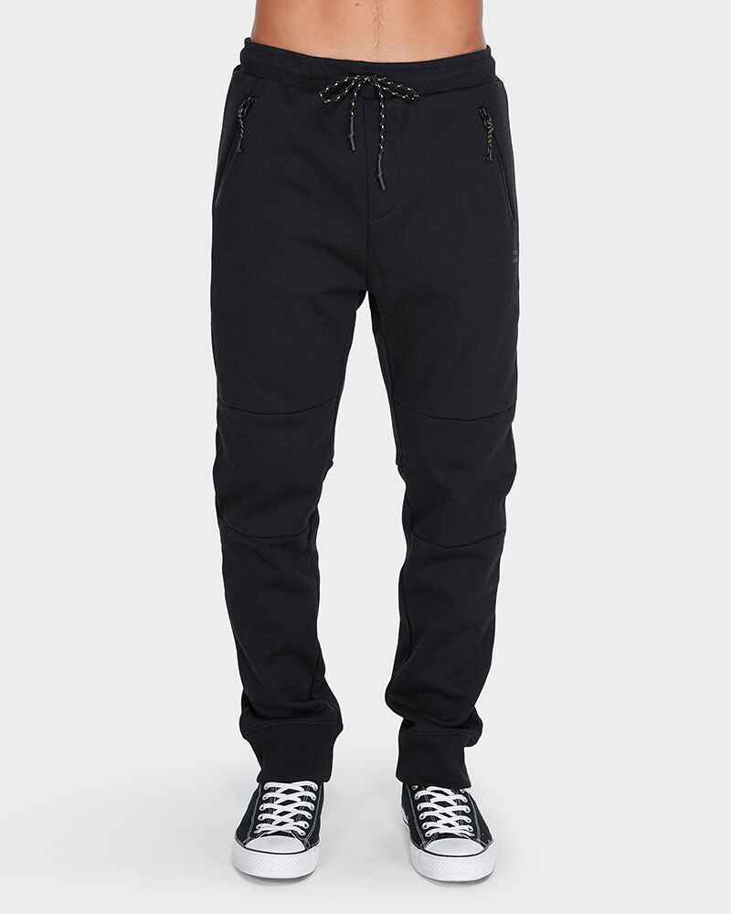 BILLABONG MENS ADIV TECH FLEECE TRACK PANT - BLACK - Mens-Bottoms ...