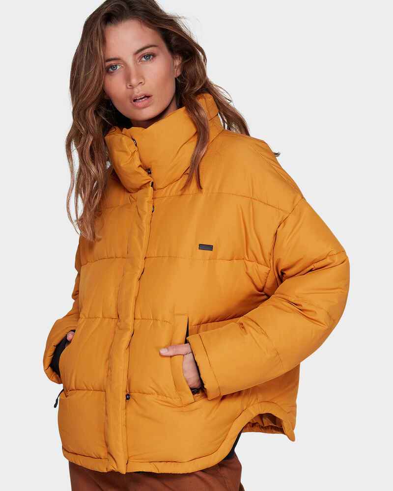 ELEMENT LADIES LOLA PUFFER JACKET - ARTISAN GOLD - Womens-Top ...