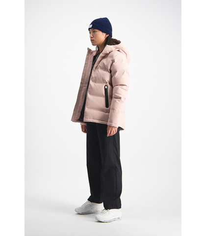 HUFFER LADIES SUPERDOWN PUFFER JACKET - DUSTY PINK - Womens-Top ...