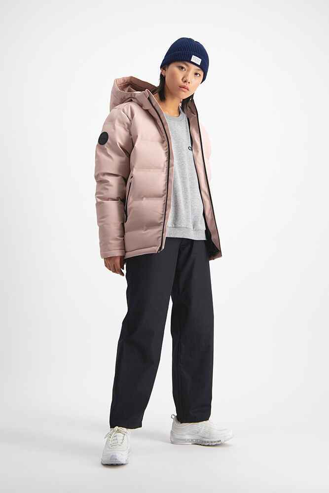HUFFER LADIES SUPERDOWN PUFFER JACKET - DUSTY PINK - Womens-Top ...