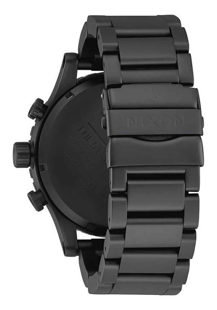 NIXON 51-30 CHRONO WATCH - ALL MATTE BLACK / BLACK - Mens-Watches : Sequence Surf Shop - NIXON W19