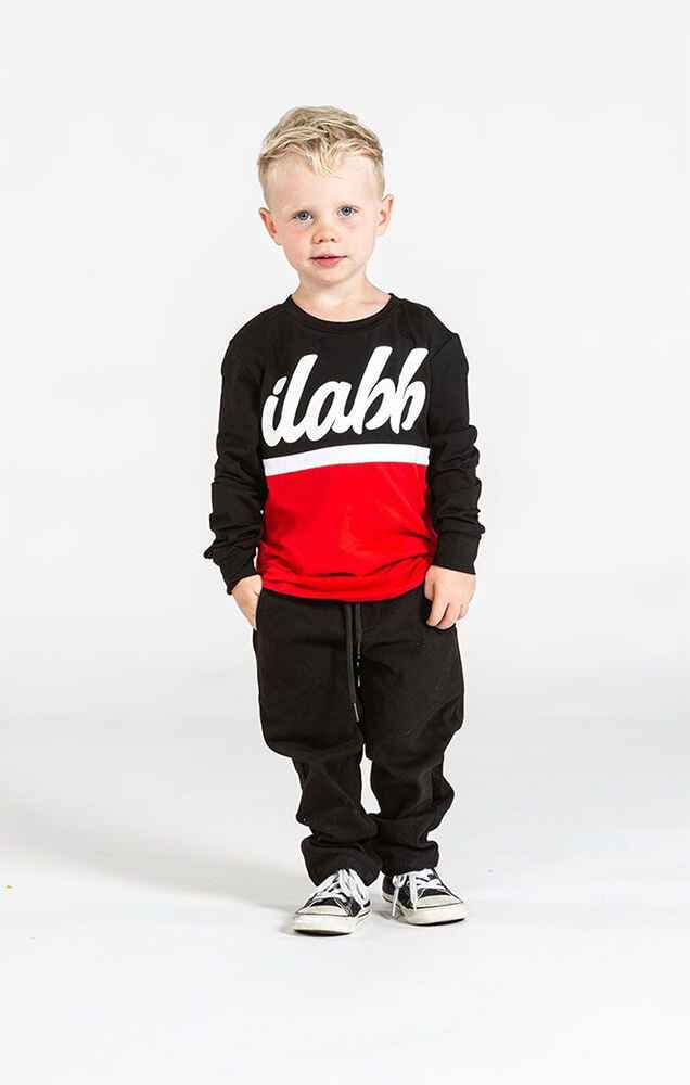 ILABB YOUTH RIPPER L/S TEE - BLACK / RED - Youth -Boys Tee's : Sequence ...