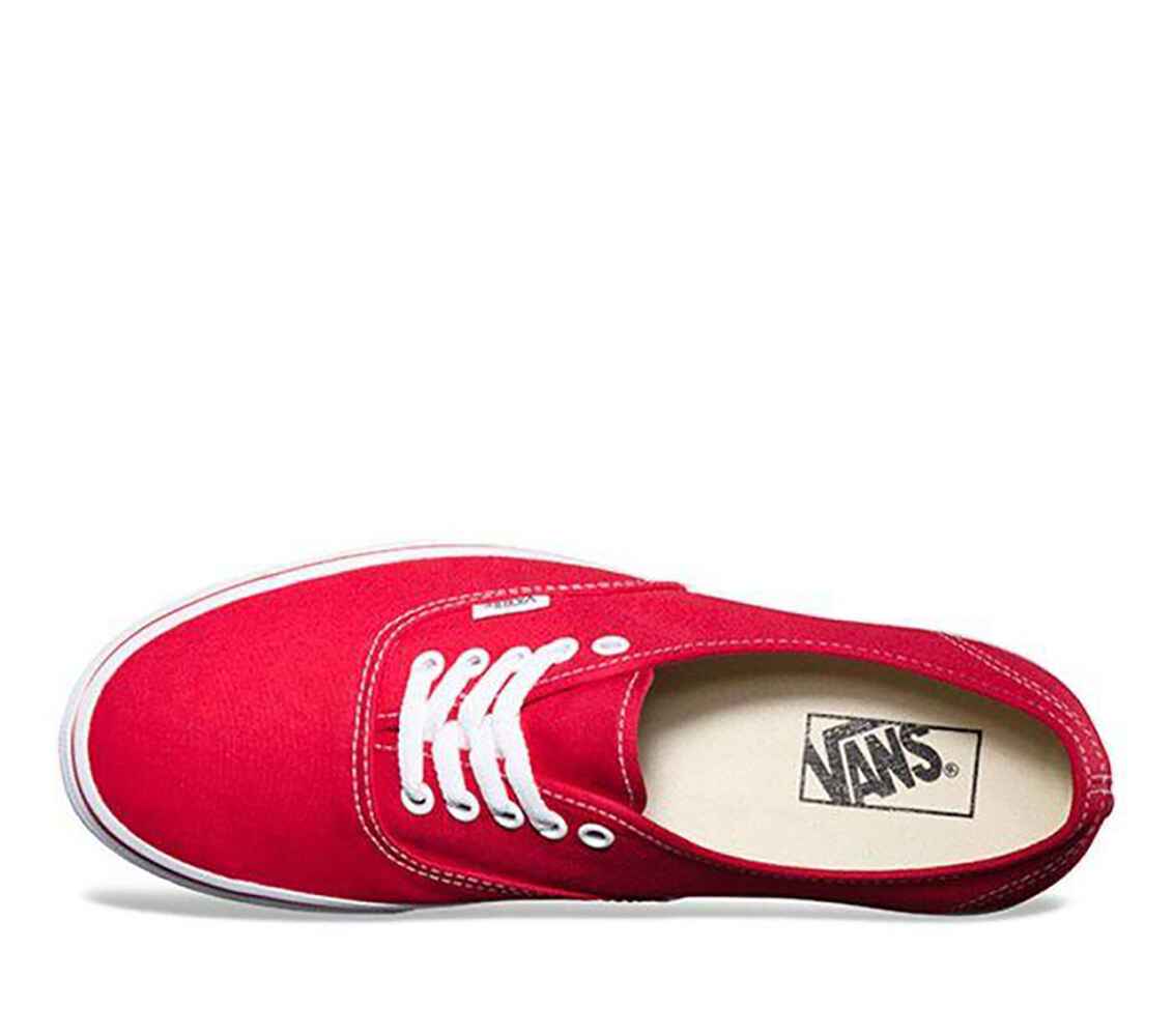 VANS AUTHENTIC SHOE - RED - Footwear-Shoes : Sequence Surf Shop - VANS W19