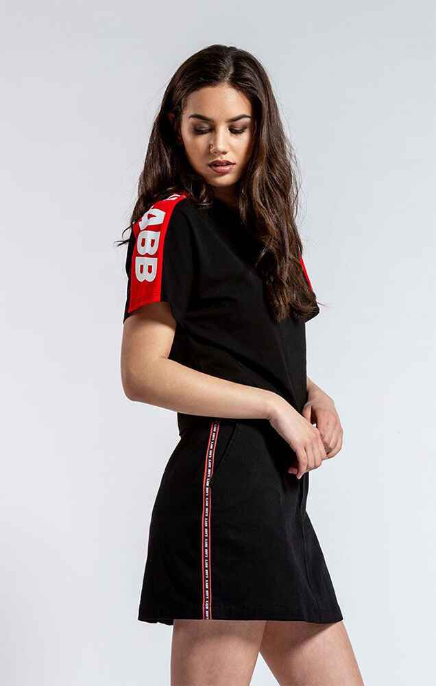 ILABB LADIES PRESTIGE TEE - BLACK / RED - Womens-Top : Sequence Surf ...