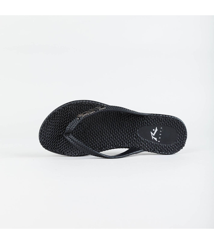 RUSTY LADIES FLIPPIN JANDAL - BLACK / BLACK - Footwear-Womens Jandals ...