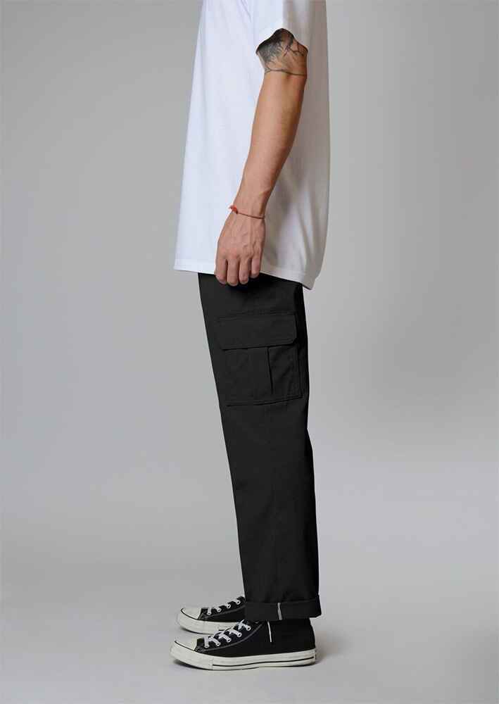 DICKIES SLIM STRAIGHT CARGO PANT - BLACK - Mens-Bottoms : Sequence Surf ...