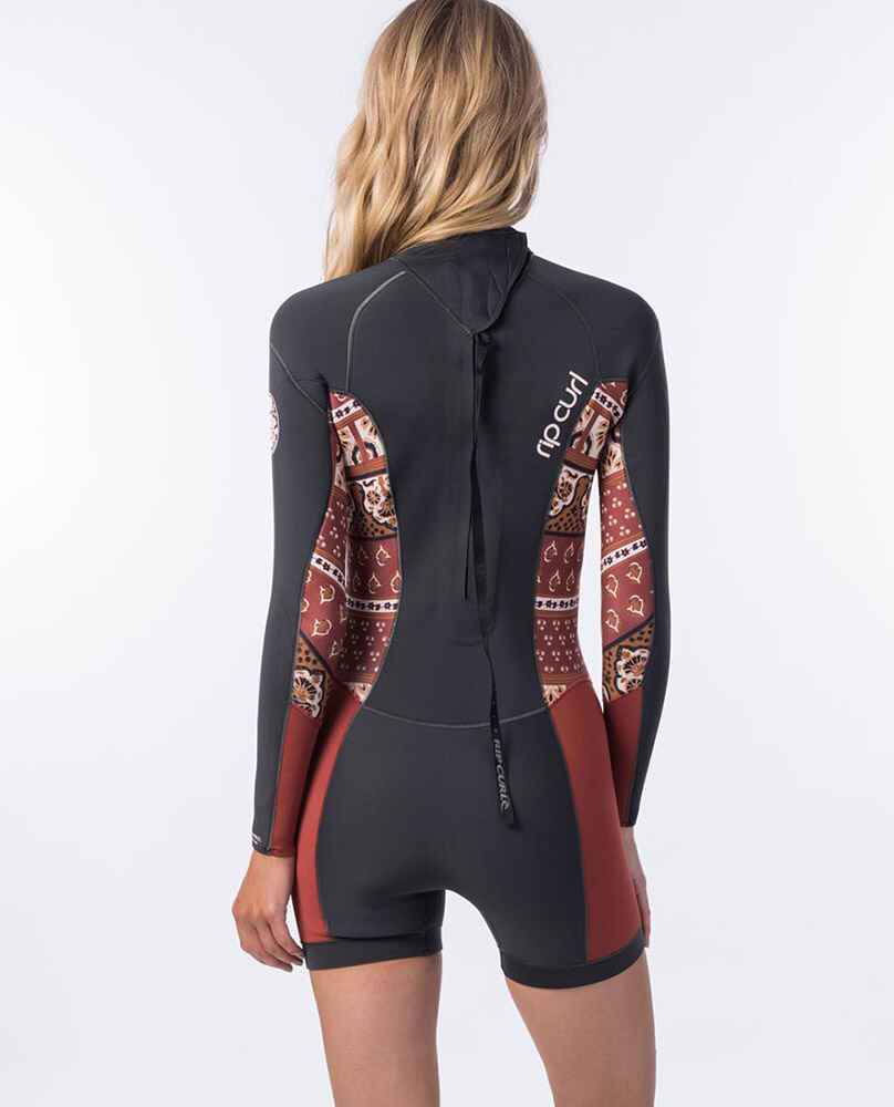 RIPCURL LADIES DAWN PATROL L/SLV SPRINGSUIT - RUST - Surf-Womens ...