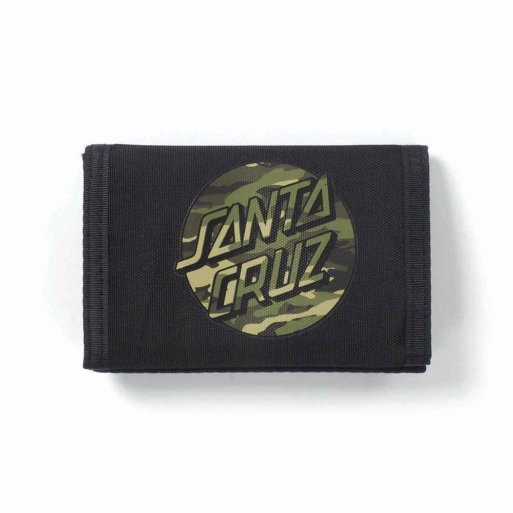 SANTA CRUZ CAMO DOT VELCRO WALLET - - SANTA CRUZ SK8 S19