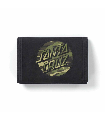 SANTA CRUZ CAMO DOT VELCRO WALLET - - SANTA CRUZ SK8 S19