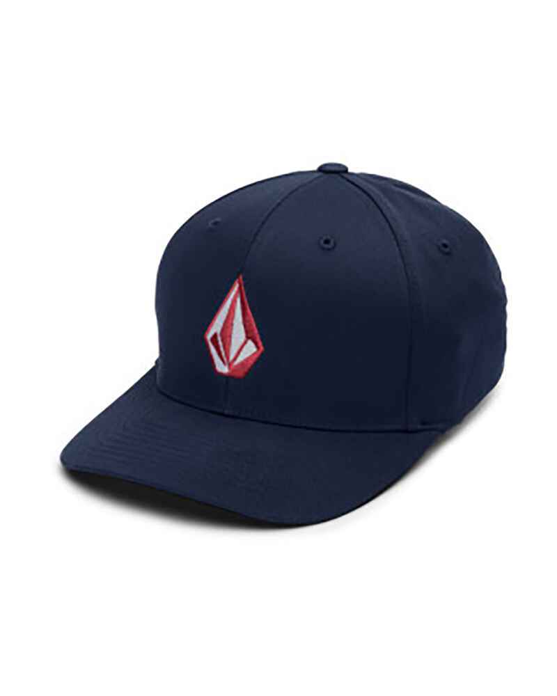 VOLCOM MENS FULL STONE XFIT FLEXFIT CAP - MIDNIGHT BLUE - - VOLCOM S19