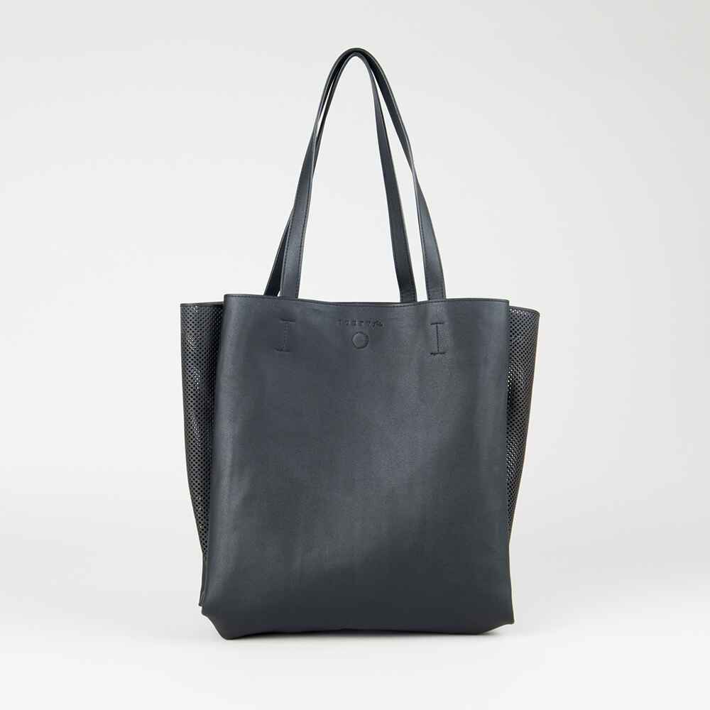 RUSTY LADIES KASBAH TOTE BAG - BLACK - Womens-Accessories : Sequence ...